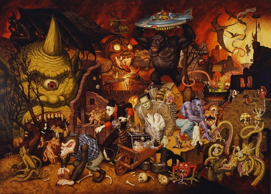 Paintings of Todd Schorr